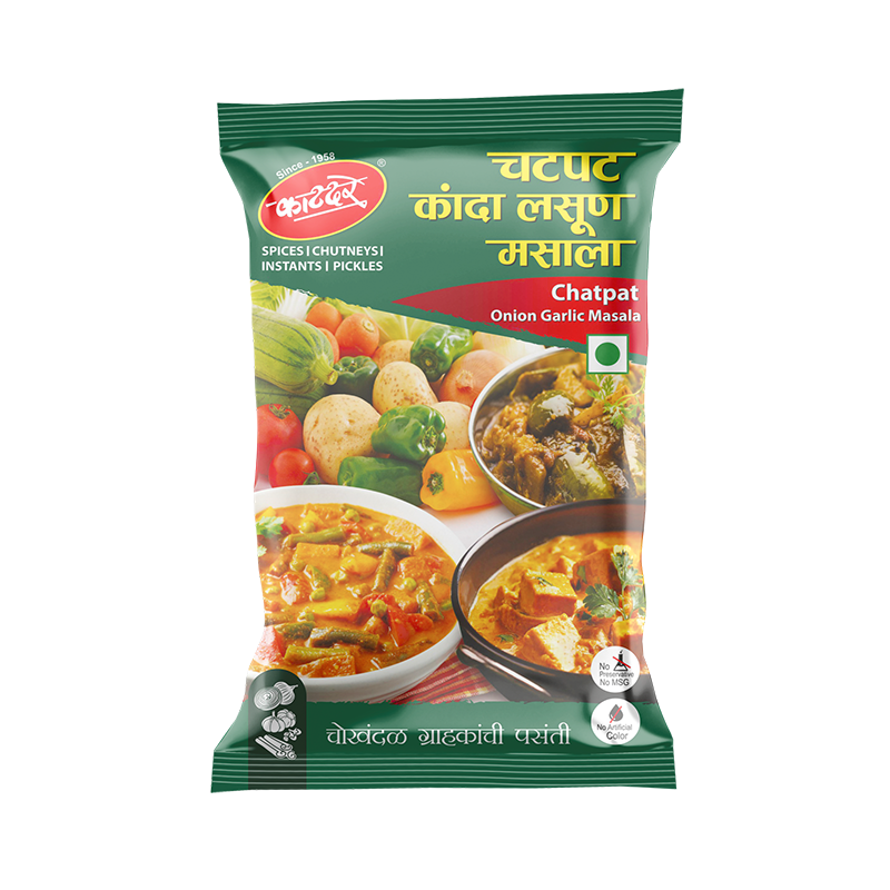 Buy Chatpat Kanda Lasun Masala – Katdare Food Products Pvt Ltd